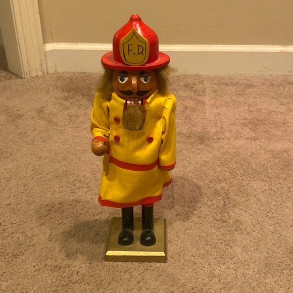 Nutcracker | Wall Decor | Vintage Fireman Nutcracker Christmas Or All ...
